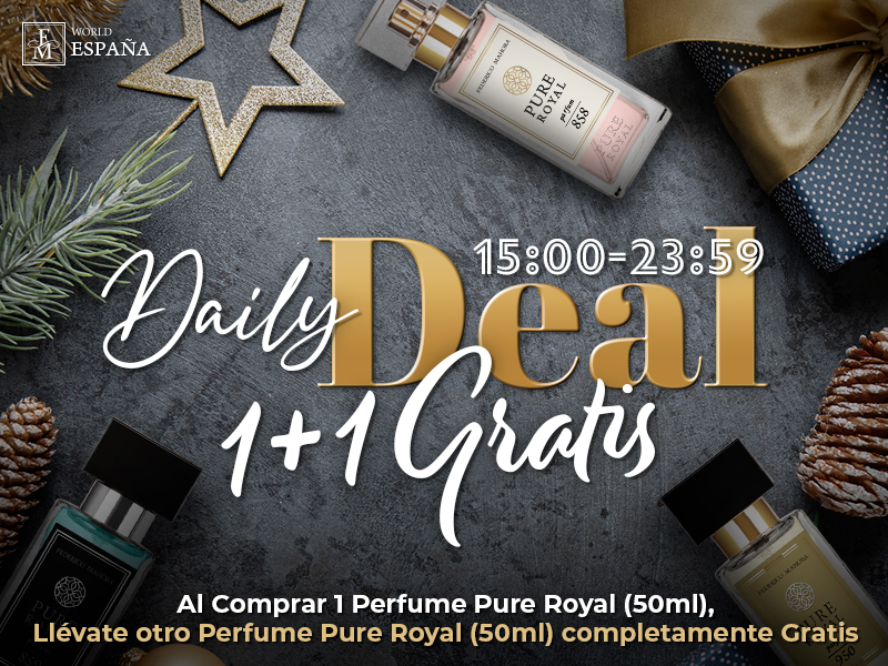 DAILY DEAL - ¡Perfume Pure Royal GRATIS! - FM WORLD España